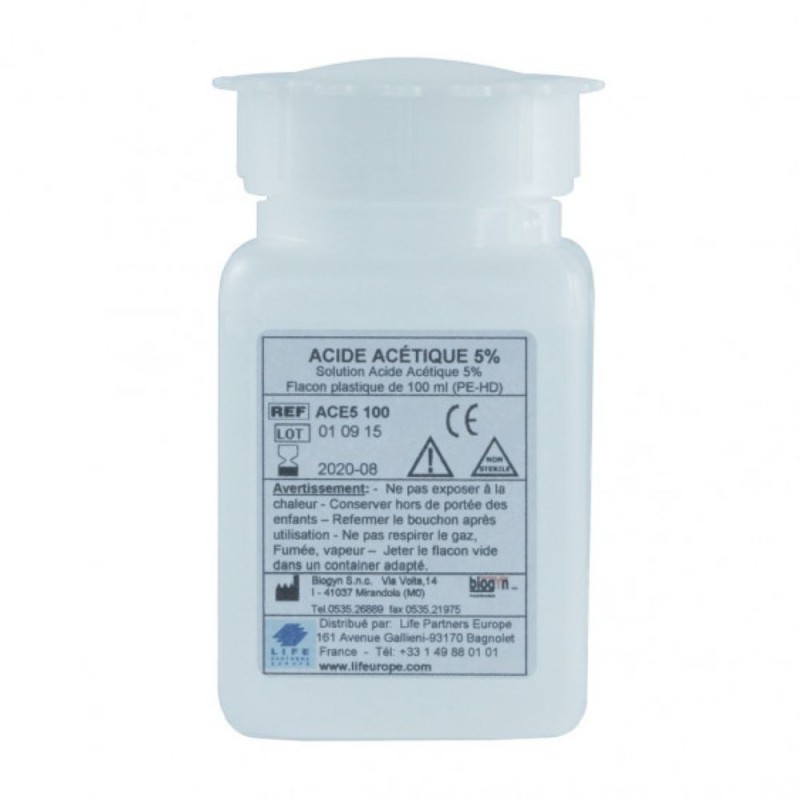 Solution acide acétique 5 %